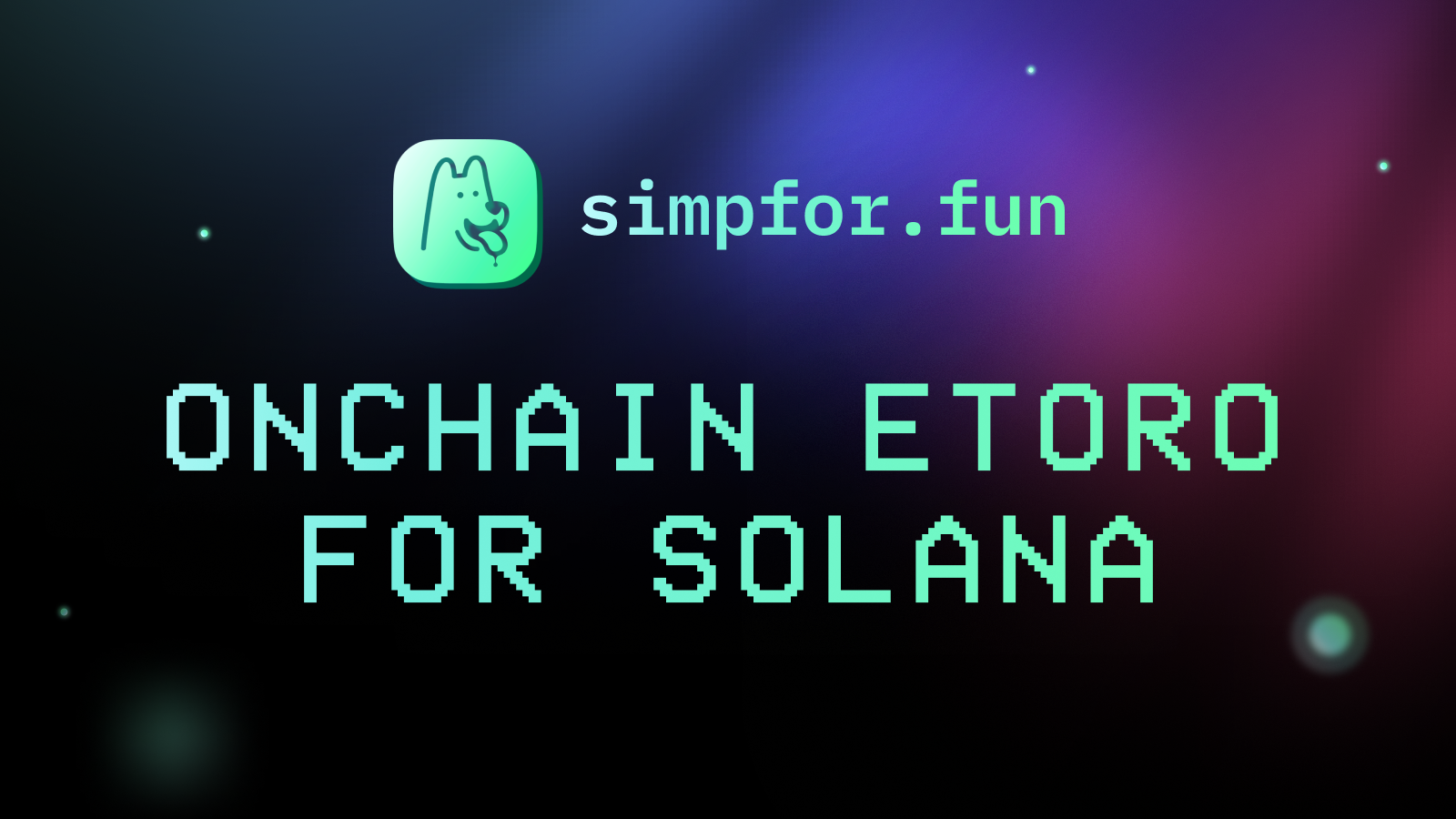 Simpfor.fun - Onchain eToro for Solana